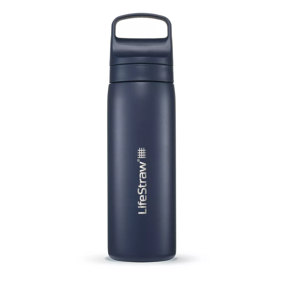 LIFESTRAW GO STAINLESS STEEL WATER FILTER BOTTLE 500ML AEGEAN SEA ...