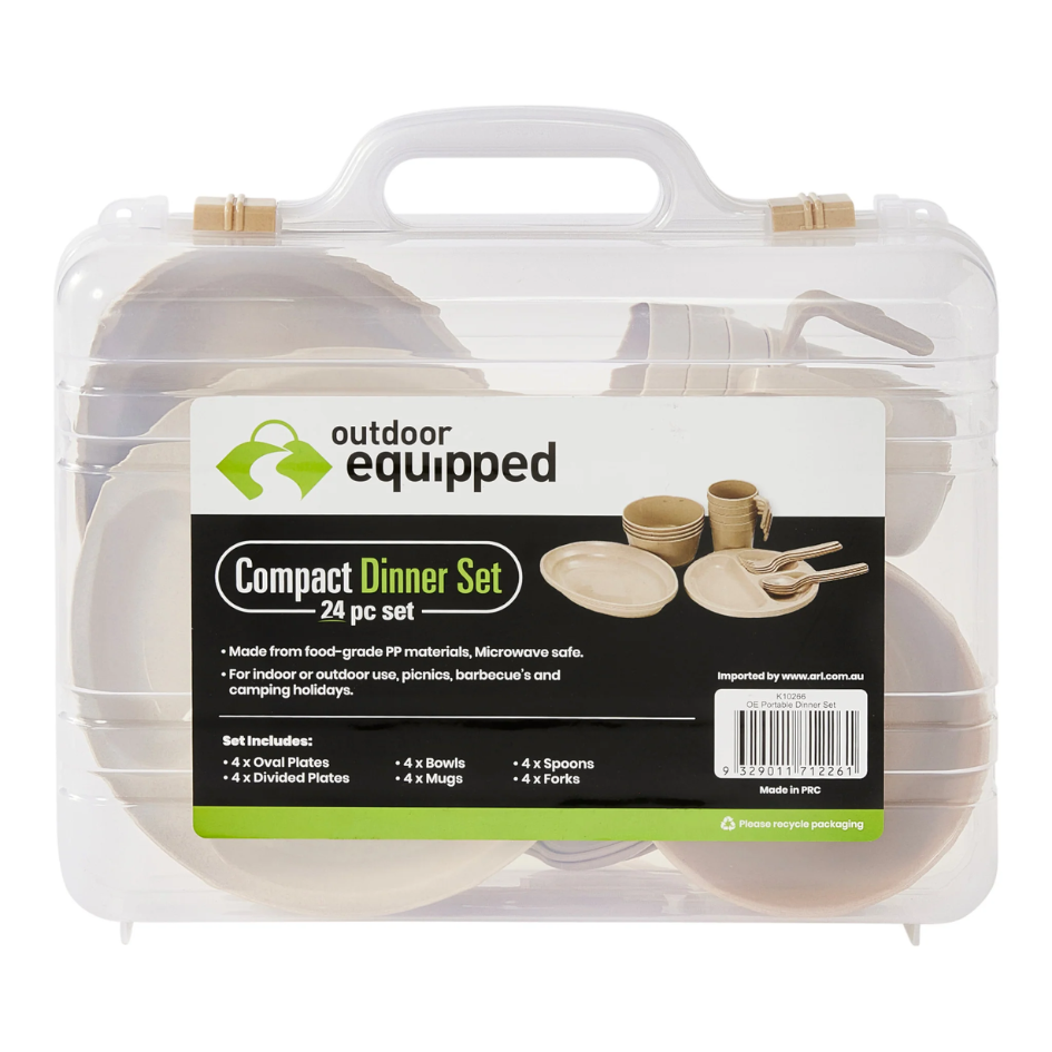 OUTDOOR EQUIPPED PORTABLE DINNER SET – Camping World Compleat Angler Darwin