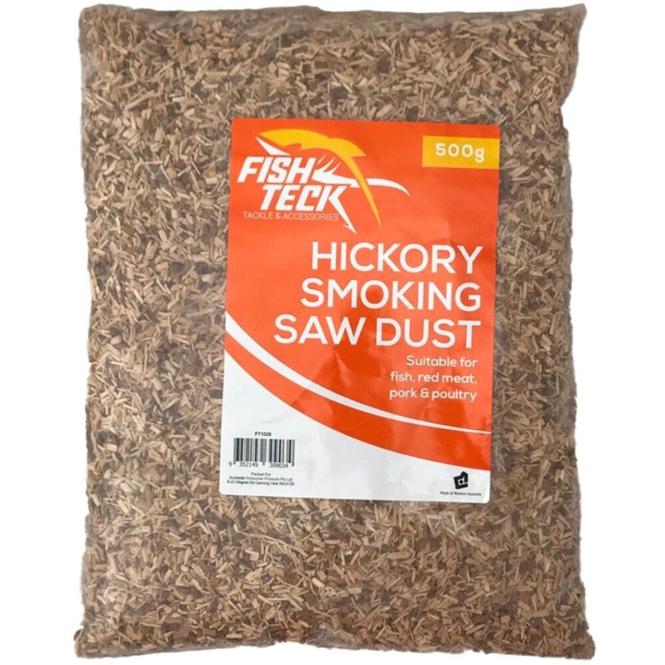 WILDTRAK FISH TECK SMOKING DUST HICKORY 500G – Camping World Compleat ...